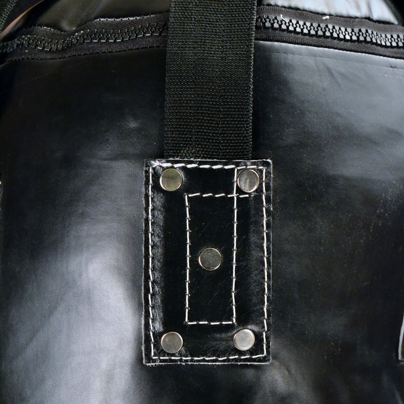 HB6 Fairtex 6ft Muaythai Banana Bag Black-White (FILLED) – Muaythai-Boxing